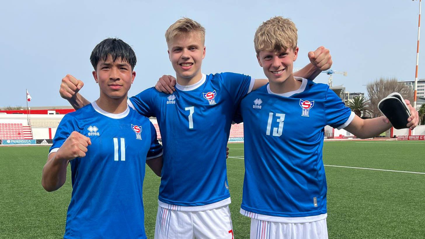 Dánial, Dávid og Jónas skoraðu í stórsigri - Fótbóltssamband Føroya